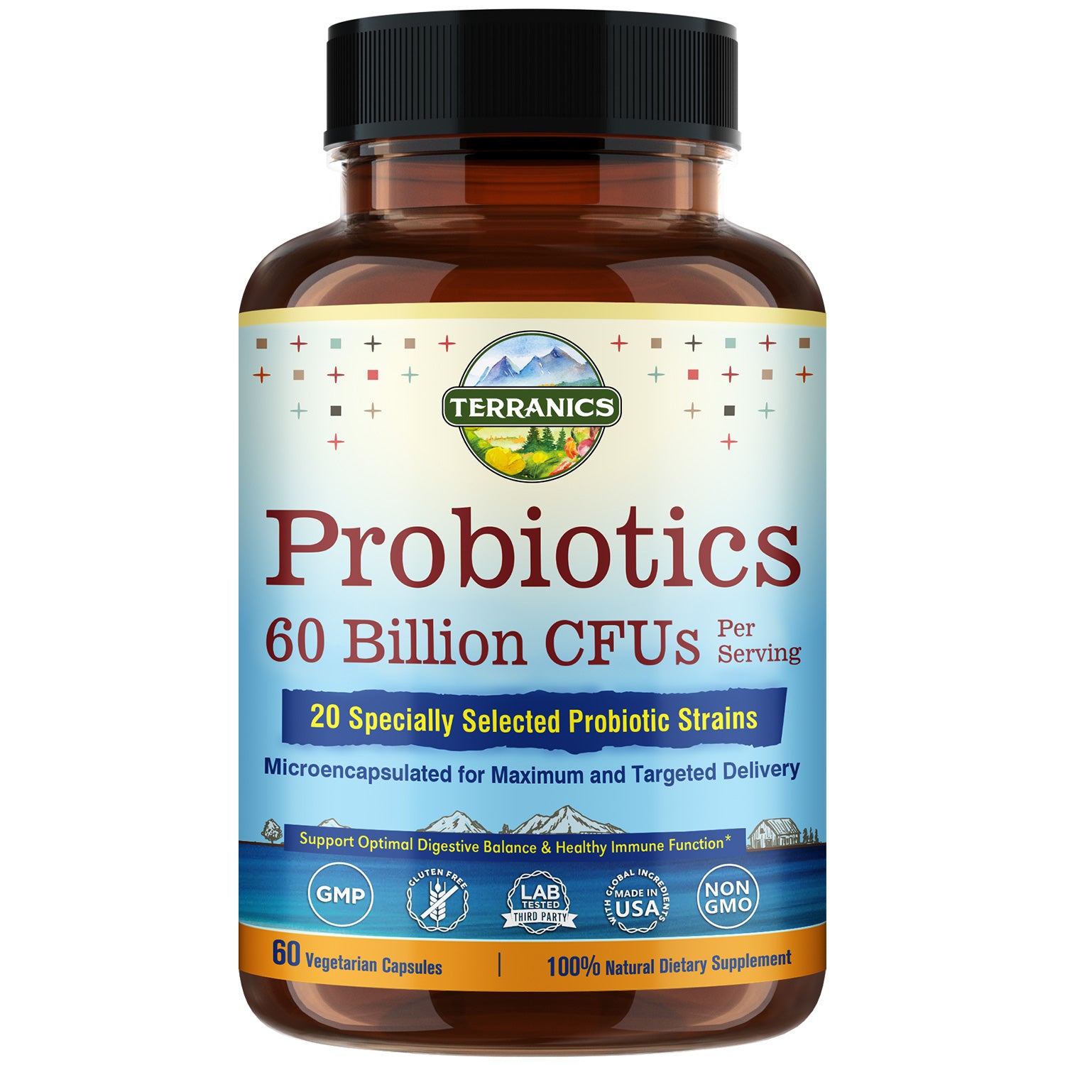 Probiotic 60 Billion CFUs – Terranics